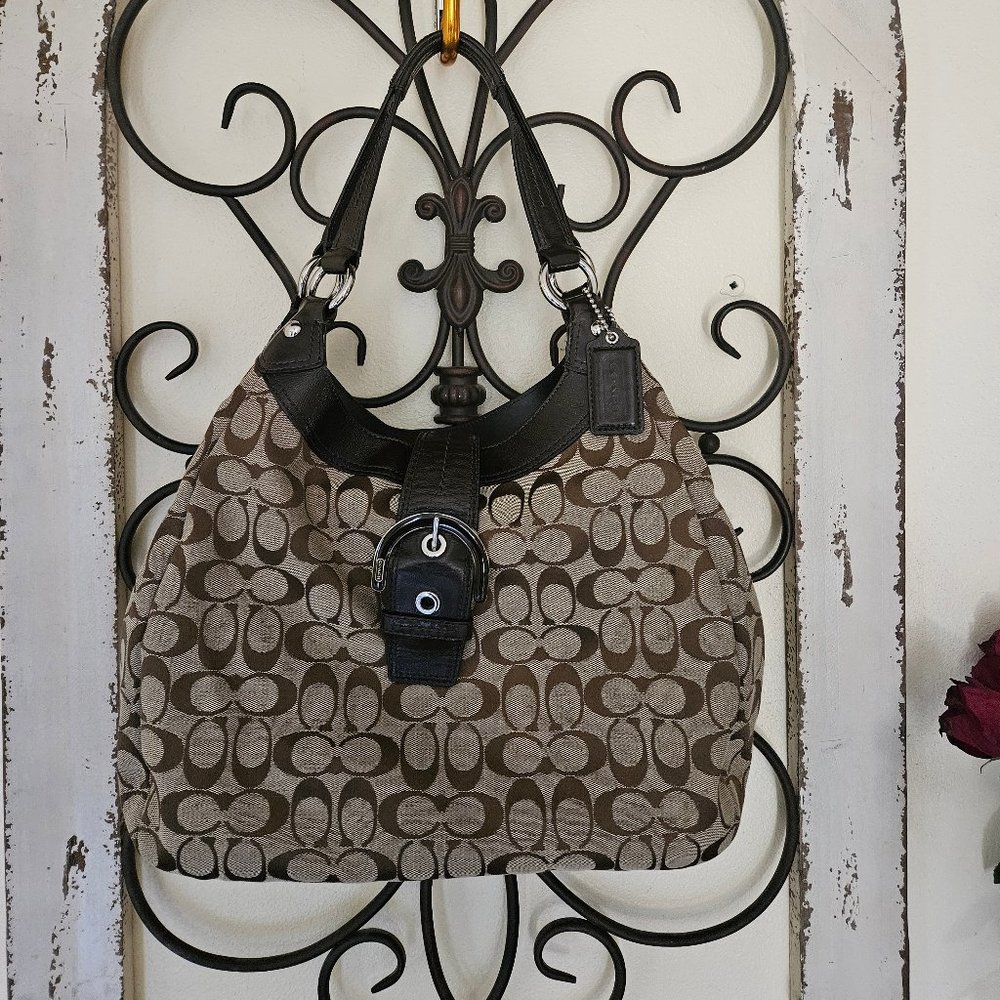 Coach - Signature Soho Lynn Hobo/Shoulder Bag # F1740… - Gem